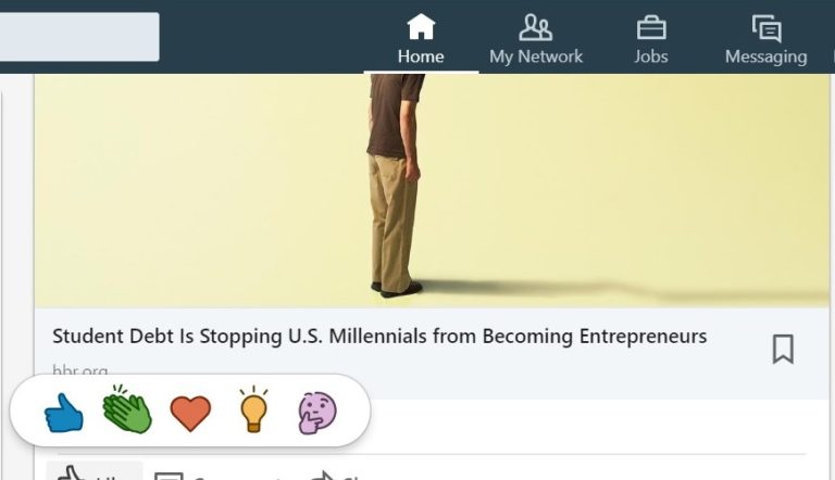 New LinkedIn Reactions: 4 New Ways to React to LinkedIn Posts – Bay ...